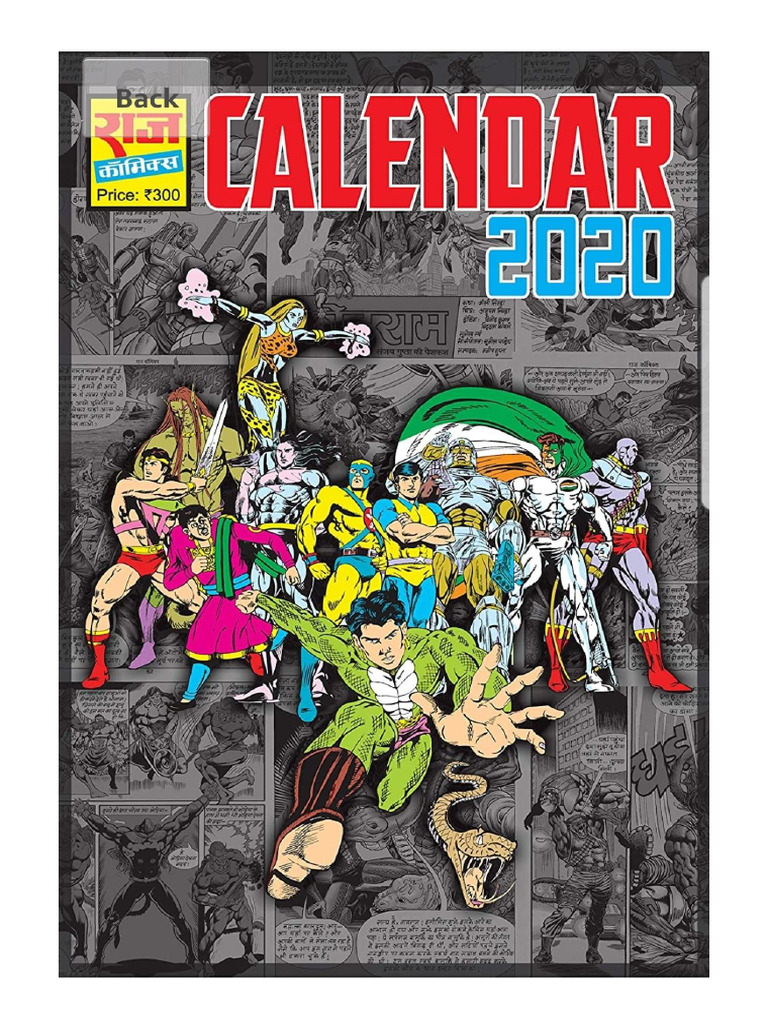 2020.superhero Calender... C.K | PDF