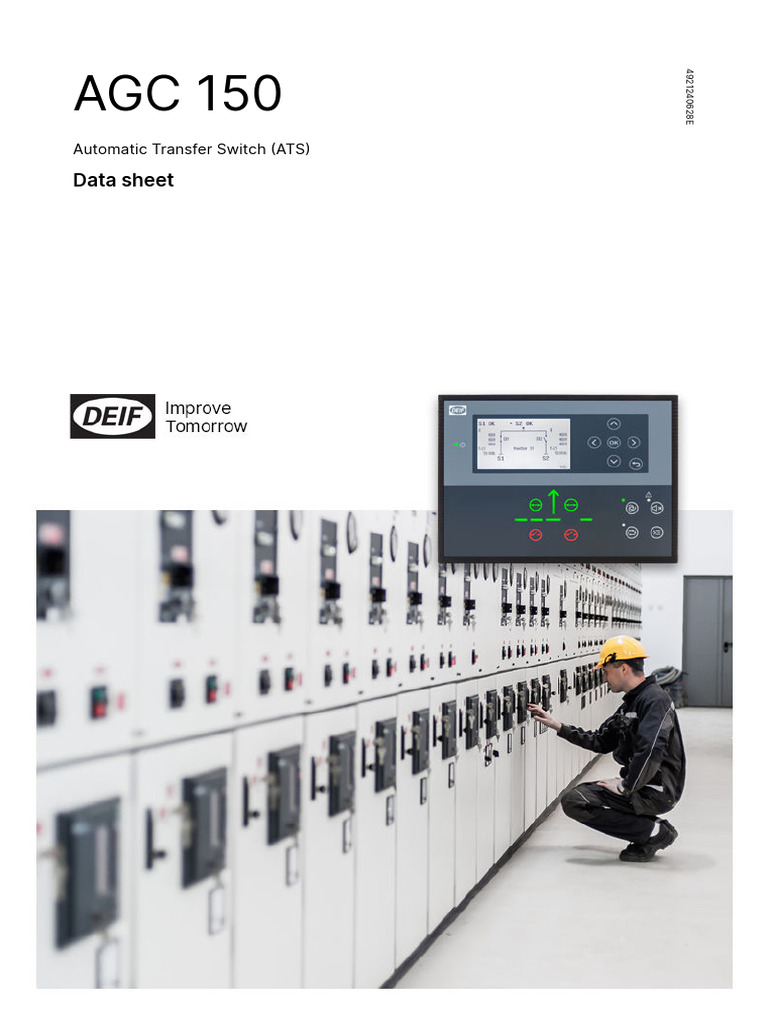 agc-150-ats-data-sheet-4921240628-uk | Download Free PDF | Application ...