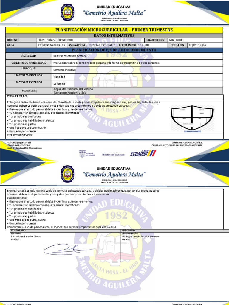 Planificacion Ovp | PDF | Ciencia y matemáticas