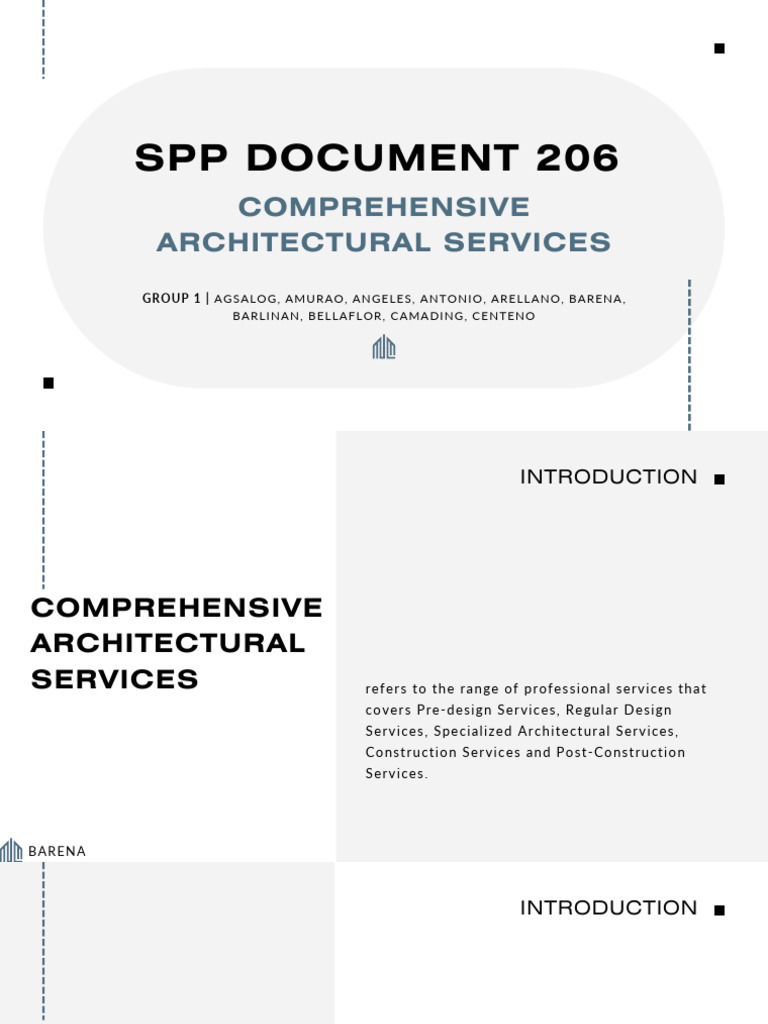 Professional Practice 3 - SPP 206 | PDF | Architect | Specification ...