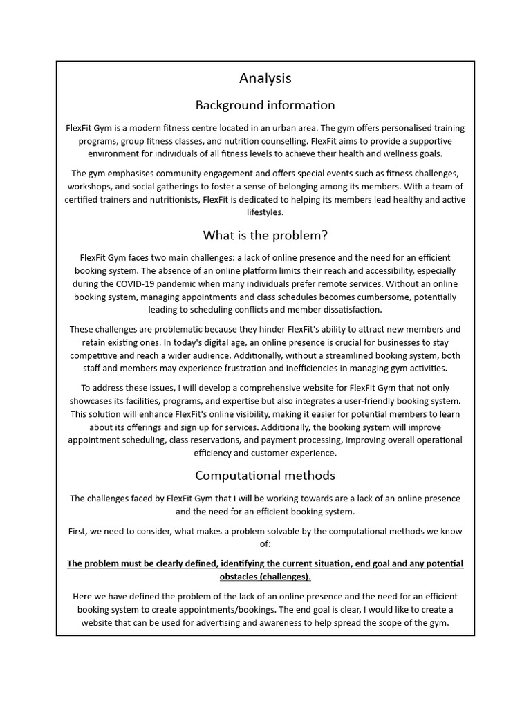 Analysis Final | PDF | Databases | Usability