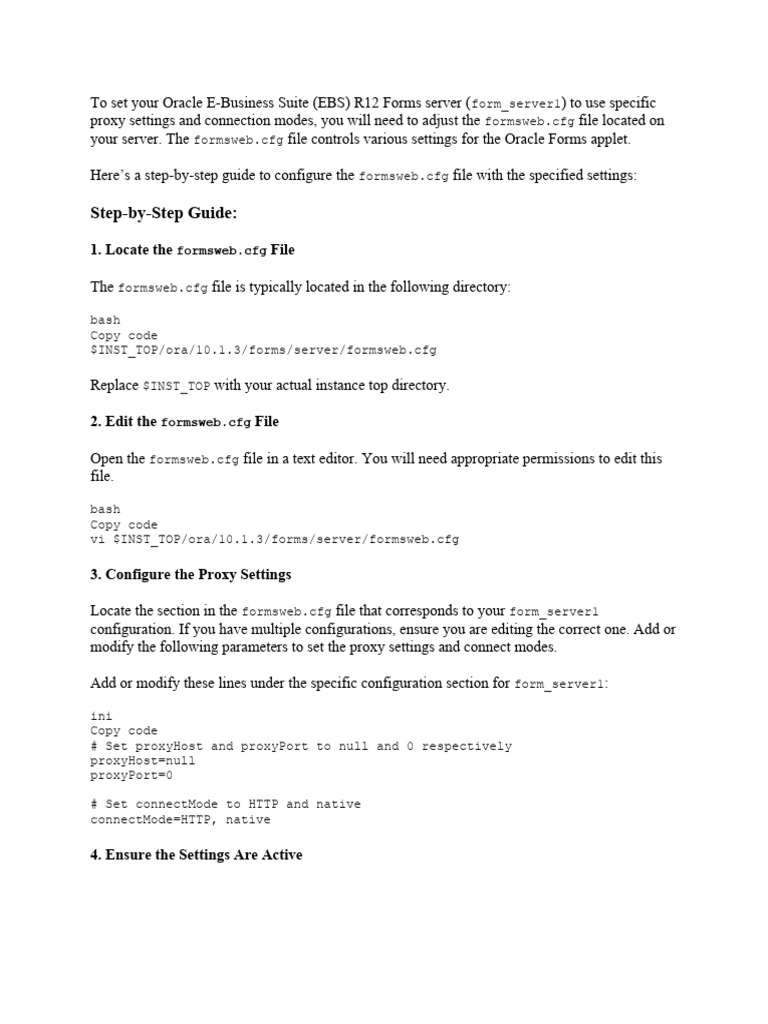 Setting Form Server Configs | PDF | Proxy Server | Java (Programming ... Setting Form Server Configs | PDF | Proxy Server | Java (Programming ...