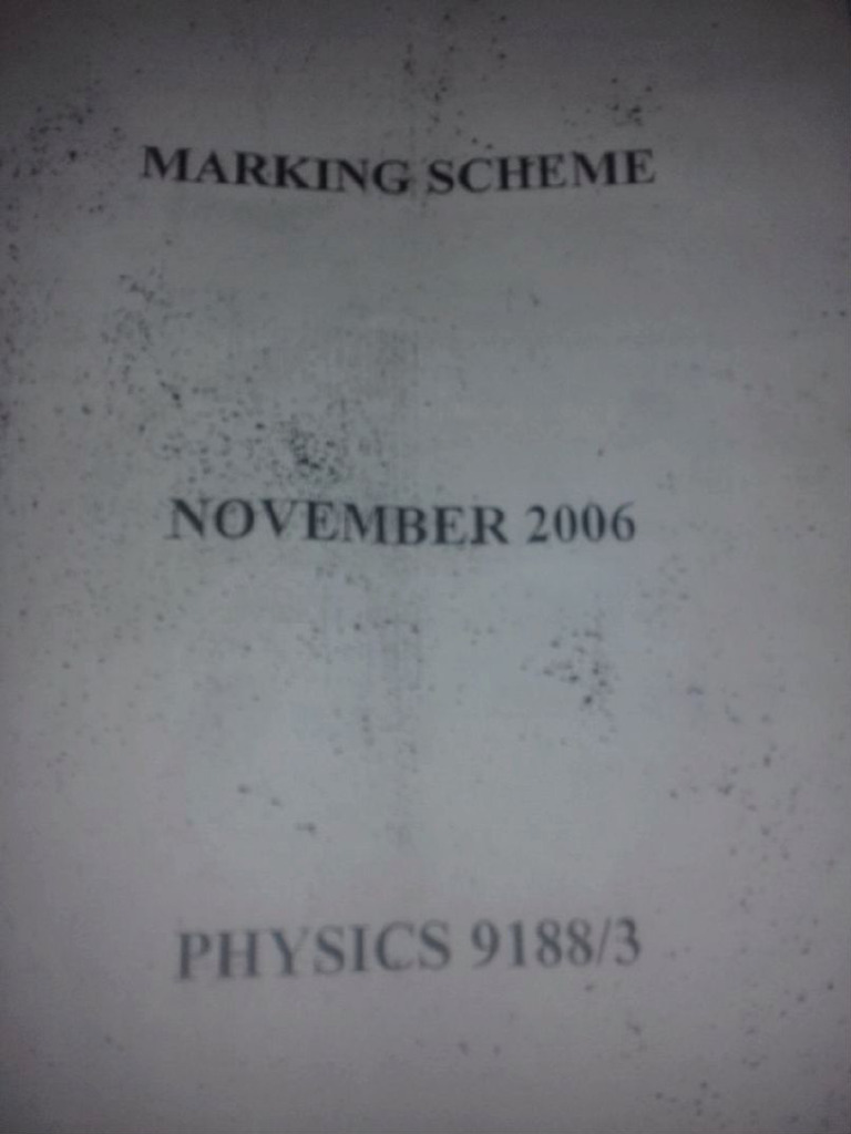 2006 Nov MS 3 Ap | PDF