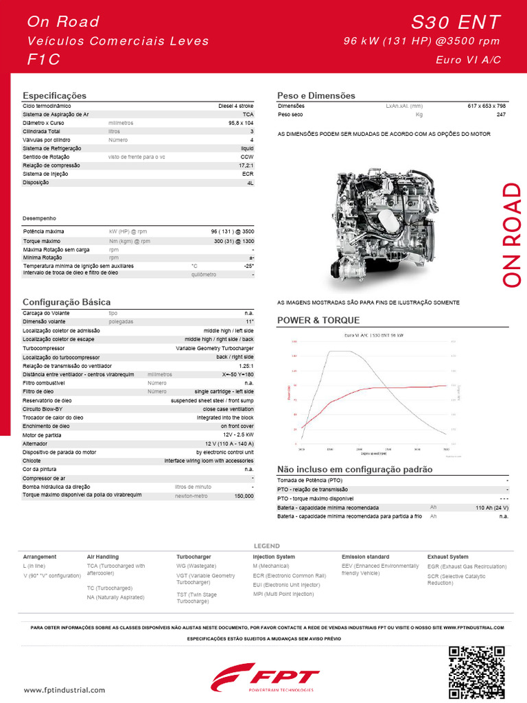 LCV S30 ENT 96 KW (131 HP) at 3500 Rpm-Min | PDF | Propulsão ...