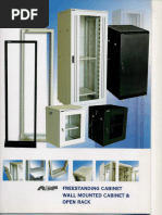 9u Wall Mount Network Cabinet Datasheet | PDF | Manufactured Goods