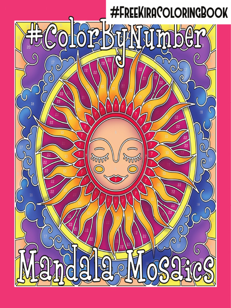 Mandala Mosaics Color by Number | PDF