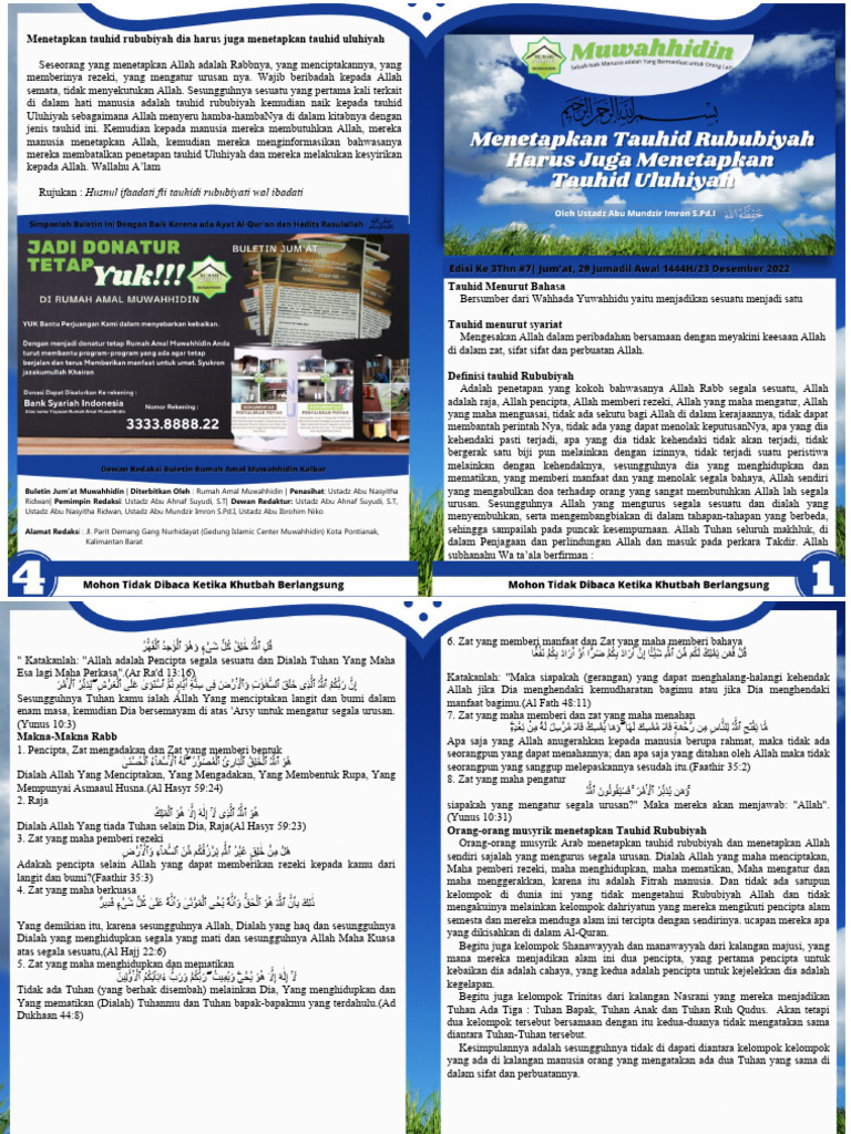 Buletin Jumat Edisi3.7 | PDF