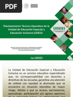 Significado y función de UDEEI | PDF | Educación especial | Escuelas