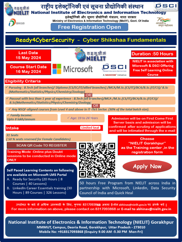 Revised - FINAL - Microsoft - Ready4Cyber Security - Poster - 240513 | PDF | Information ...