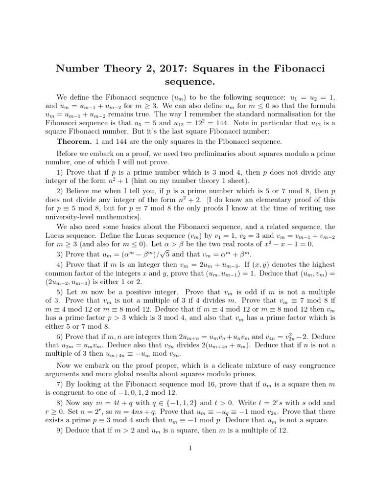 2017 NT 2 | PDF | Mathematical Proof | Prime Number