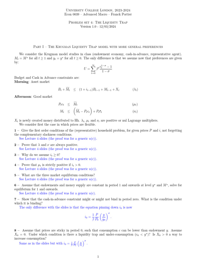 Liquidity Trap | PDF | Interest | Interest Rates