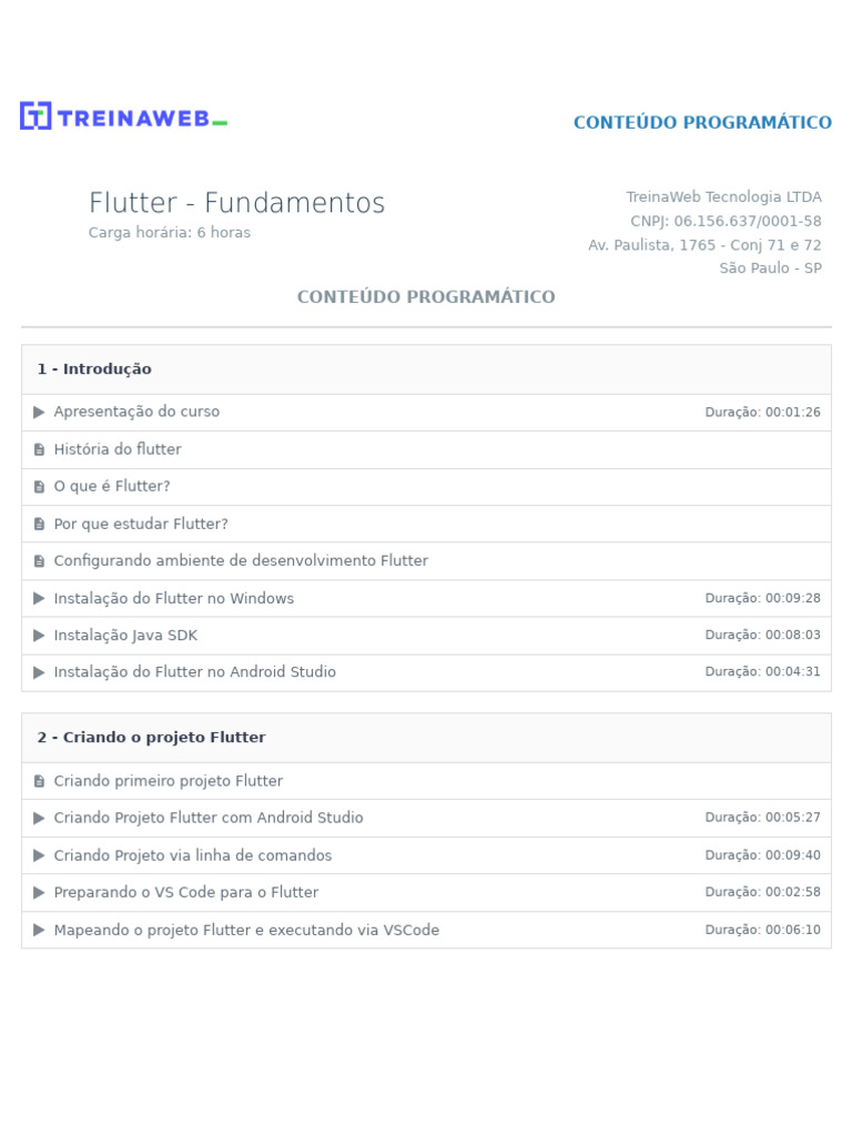 Flutter Fundamentos | PDF | Informática | Software de sistema
