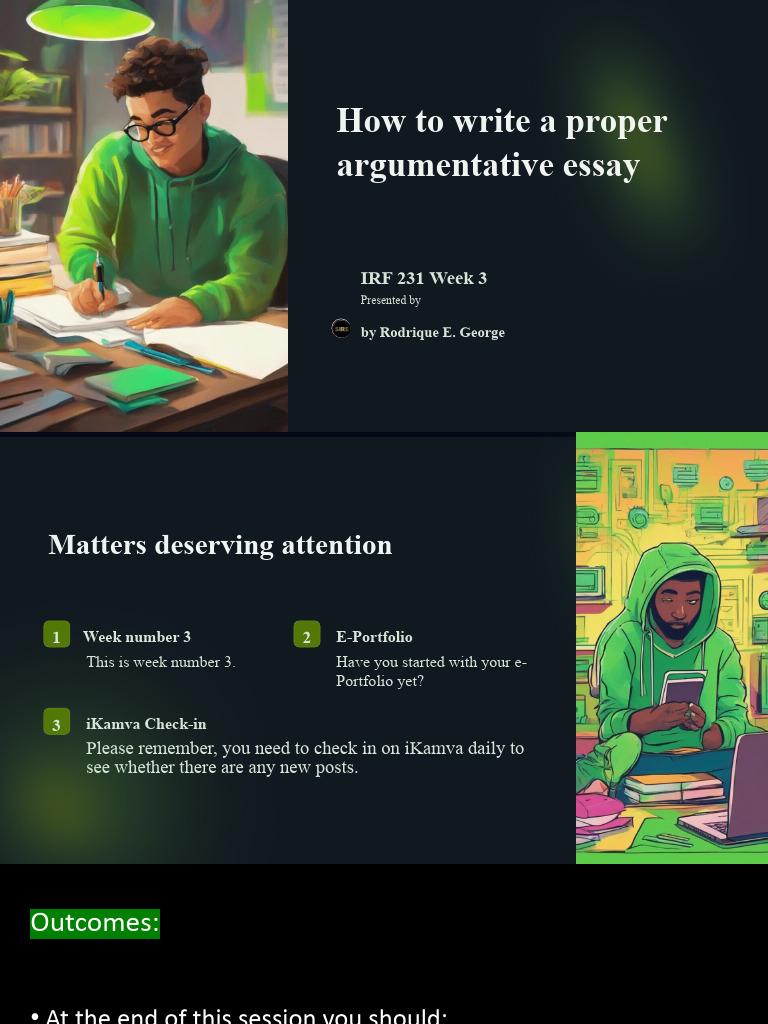 How To Write A Proper Argumentative Essay+IRF231+2024 | PDF | Argument ...