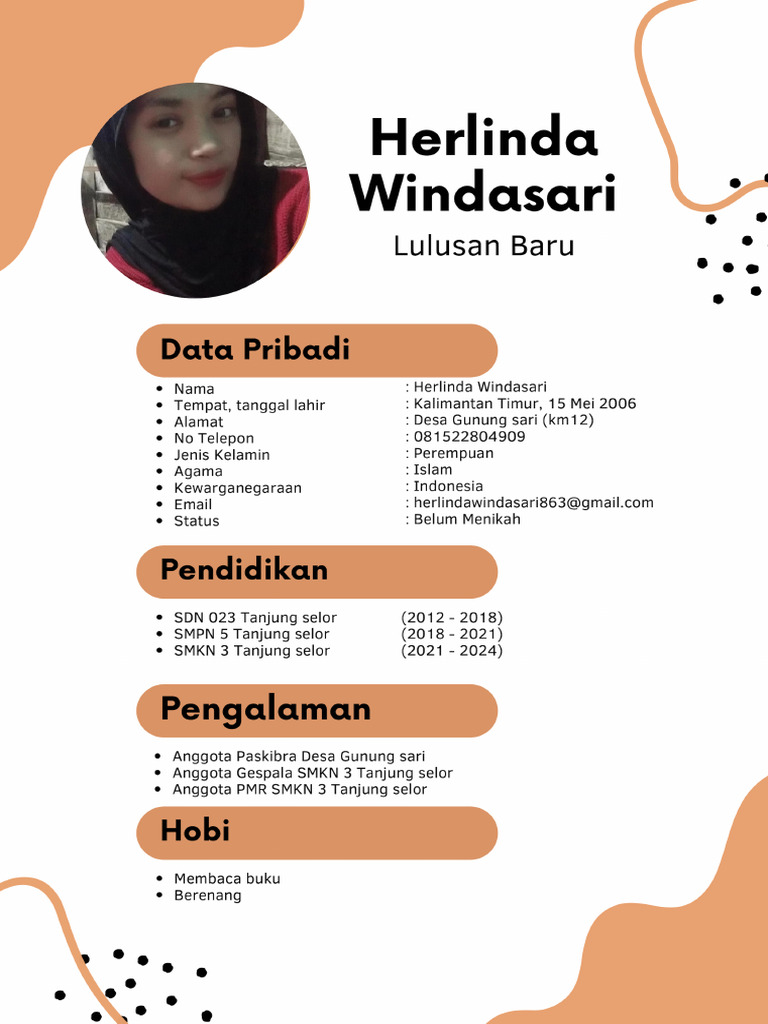 Daftar Riwayat Hidup - 20240701 - 083718 - 0000 | PDF