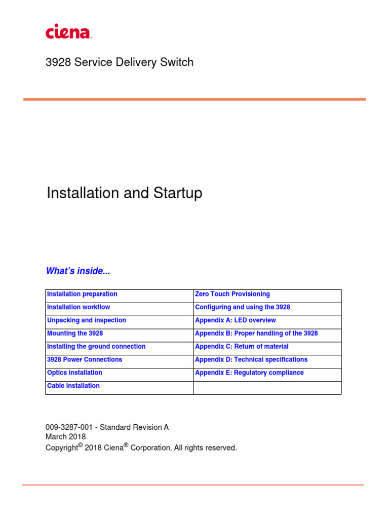 009-3287-001 (3928 Hardware Install Startup) RevisionA | PDF | License ...