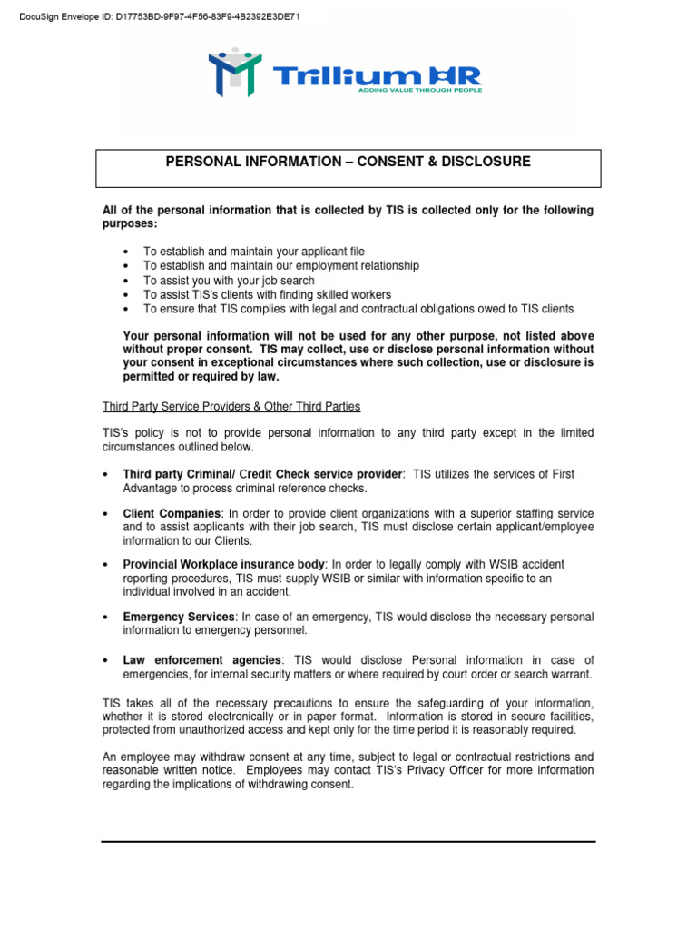 Complete With DocuSign 2 TIS Paper- Policy | Download Free PDF ...