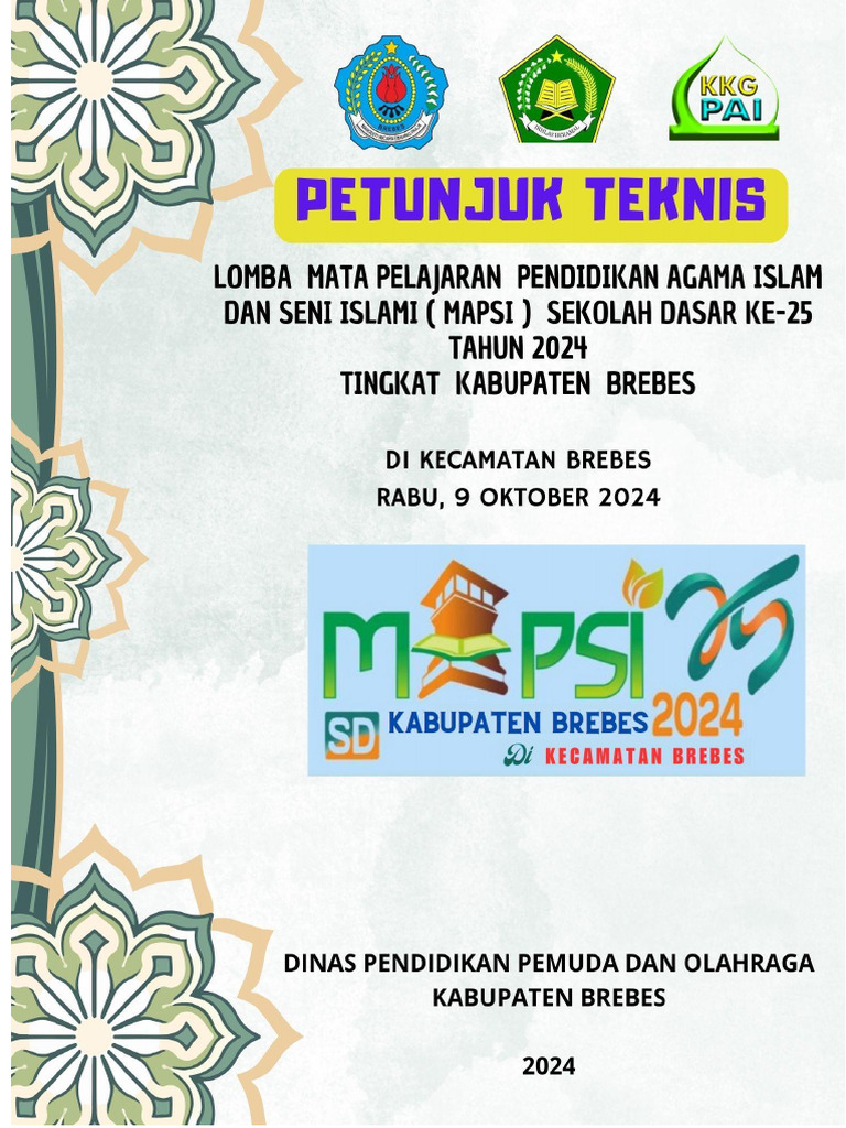 Juknis Mapsi Xxv 2024 Kab Brebes | PDF