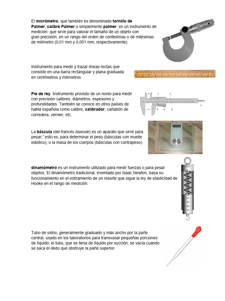 Instrumentos de Medición en Laboratorio | PDF | Termómetro