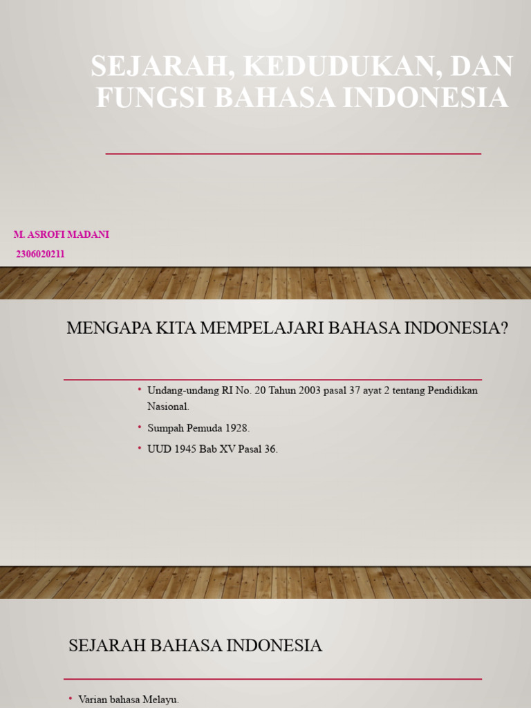 Bahasa Indo Asrofi | PDF