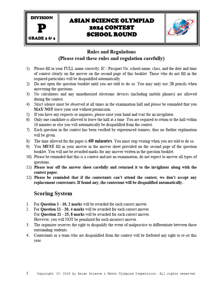 ASMO L2 (G3&4) Science - Unlocked | PDF | Planets | Solar System