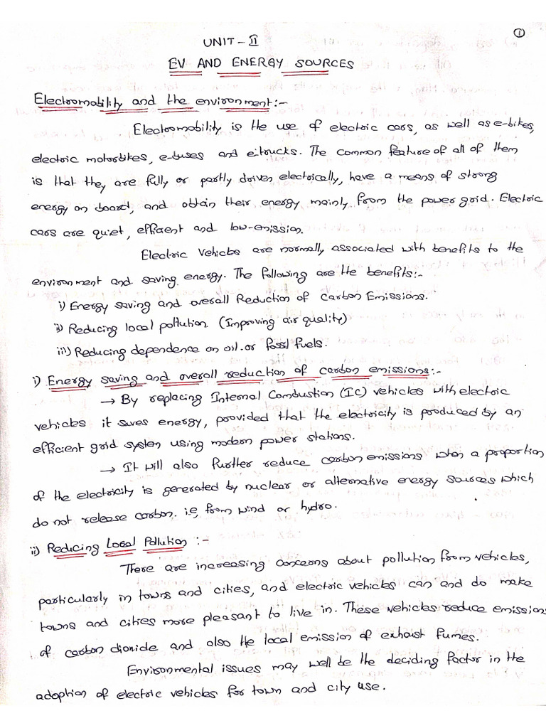 Ev Unit-2 | PDF