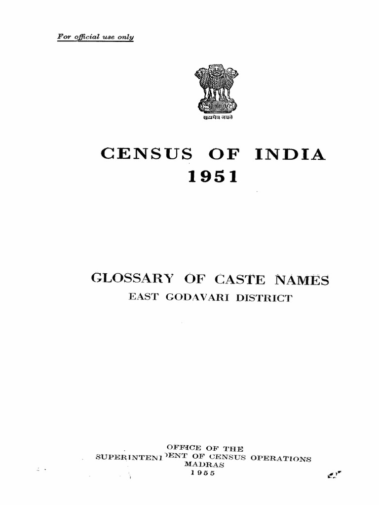 1951 Eas | PDF | Caste