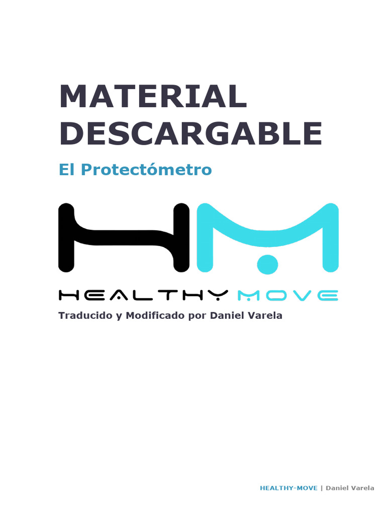 Guía del Protectómetro para Pacientes | PDF | Dolor | Sicología