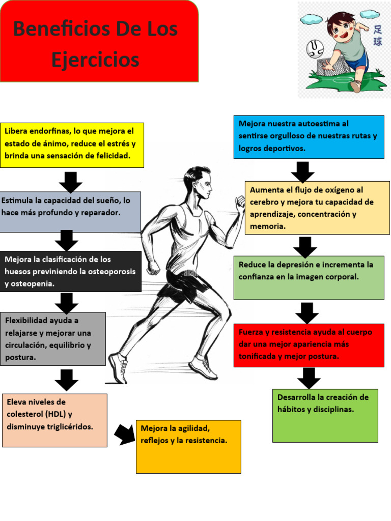 infografia beneficio de los ejercicios | PDF