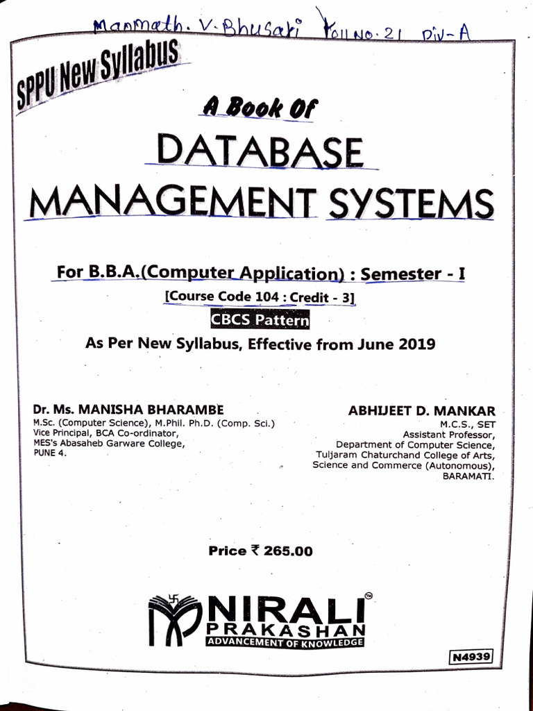Dbms Chapter 1 Pdf 