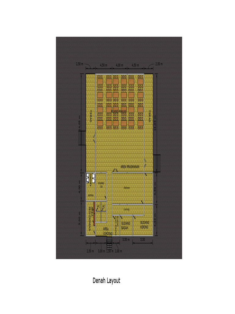 Mess Hall Denah | PDF