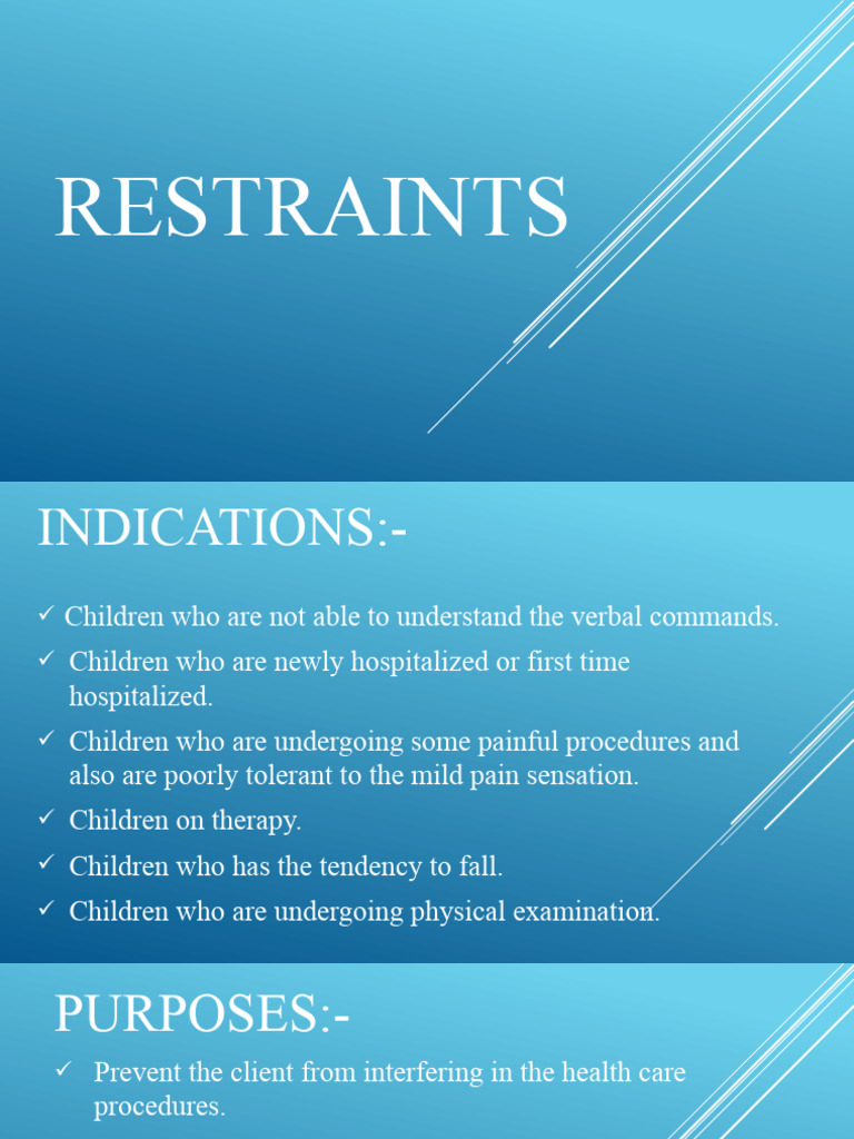 Restraints | PDF