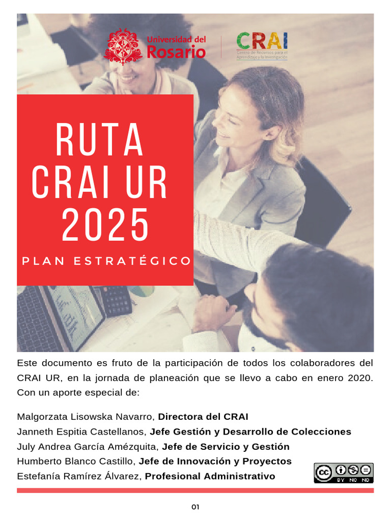 Plan Estratégico CRAI UR 2020-2025 | PDF | Planificación estratégica ...