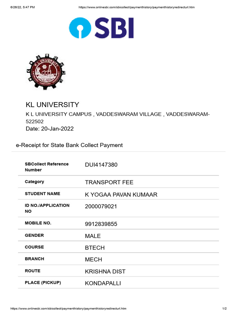 Bus Fee | PDF