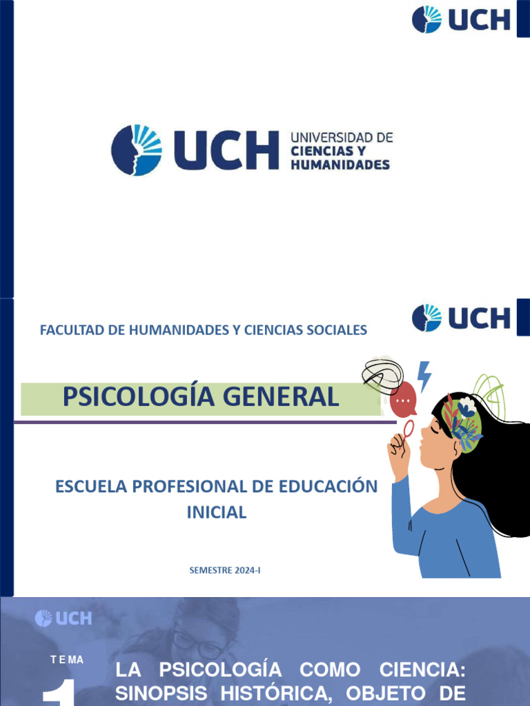 Ini - Psic Gen - S 01 | PDF | Sicología | Mente