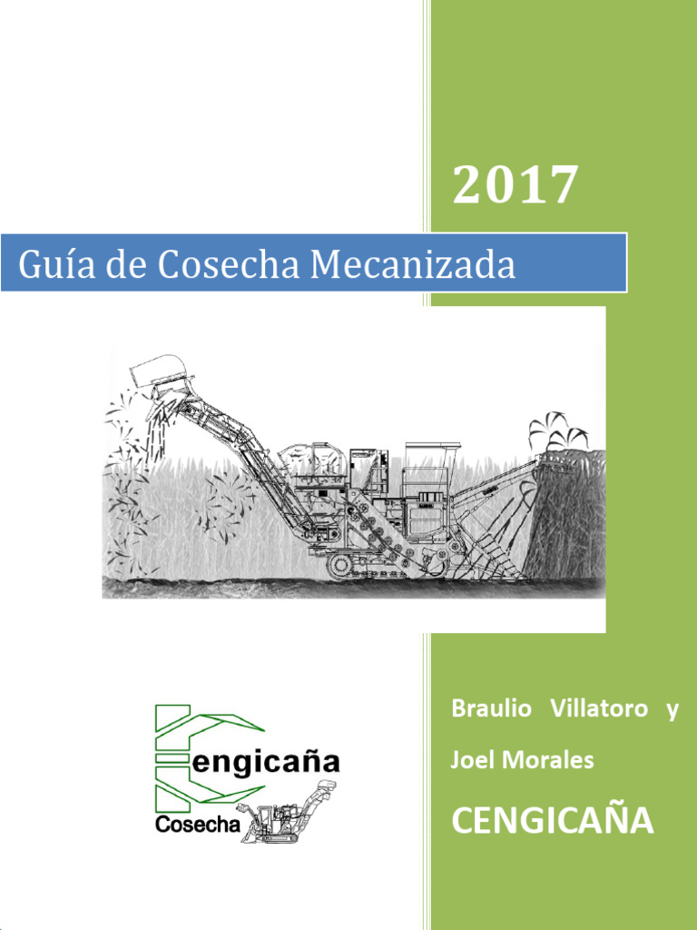 Guía de Cosecha Mecanizada de Caña | PDF | Caña de azúcar | Cosecha