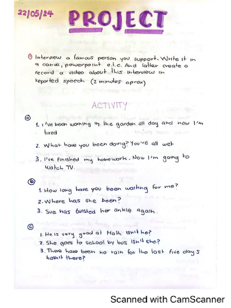 Revision exercise | PDF