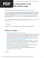 Manage Microsoft 365 Recurring Billing | PDF | Subscription Business ...
