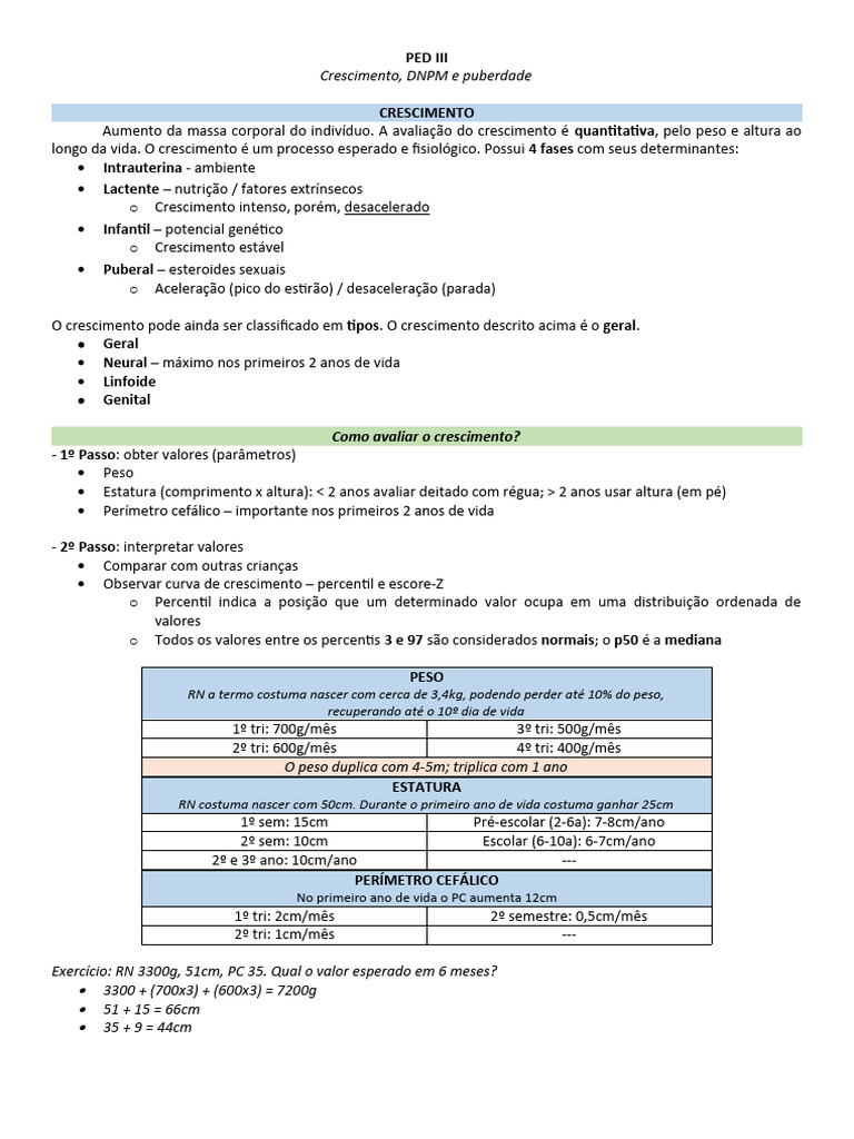 Ped III | PDF | Puberdade | Sistema reprodutivo