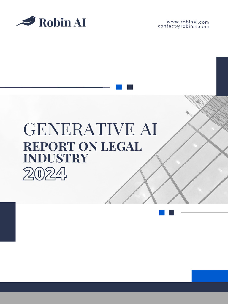 Generative AI in the Legal Sector Report | PDF | Artificial ...