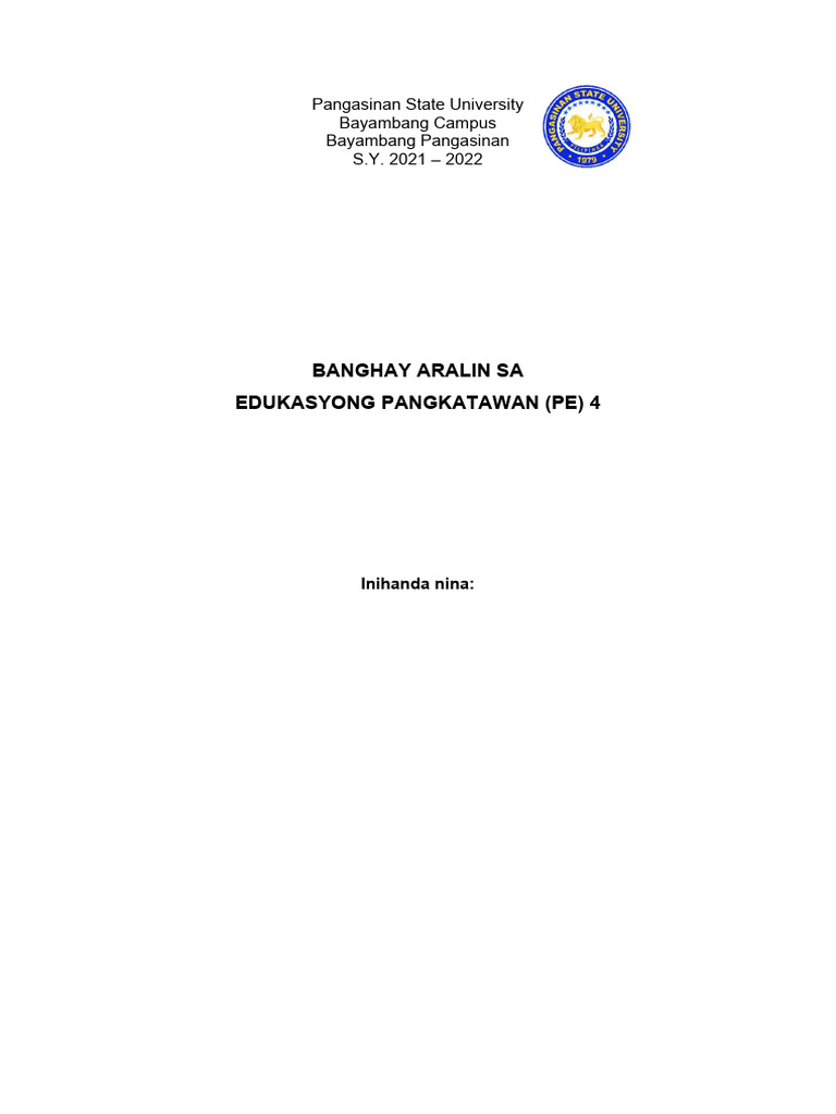 Detailed Lesson Plan in PE 2 | PDF