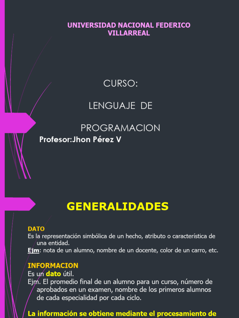 Algoritmos Clase | PDF | Programa de computadora | Programación
