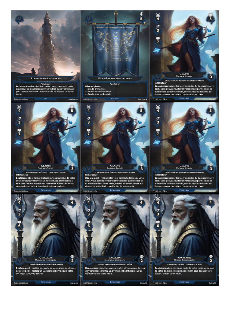 Deck de Demarrage - Gil Estel | PDF