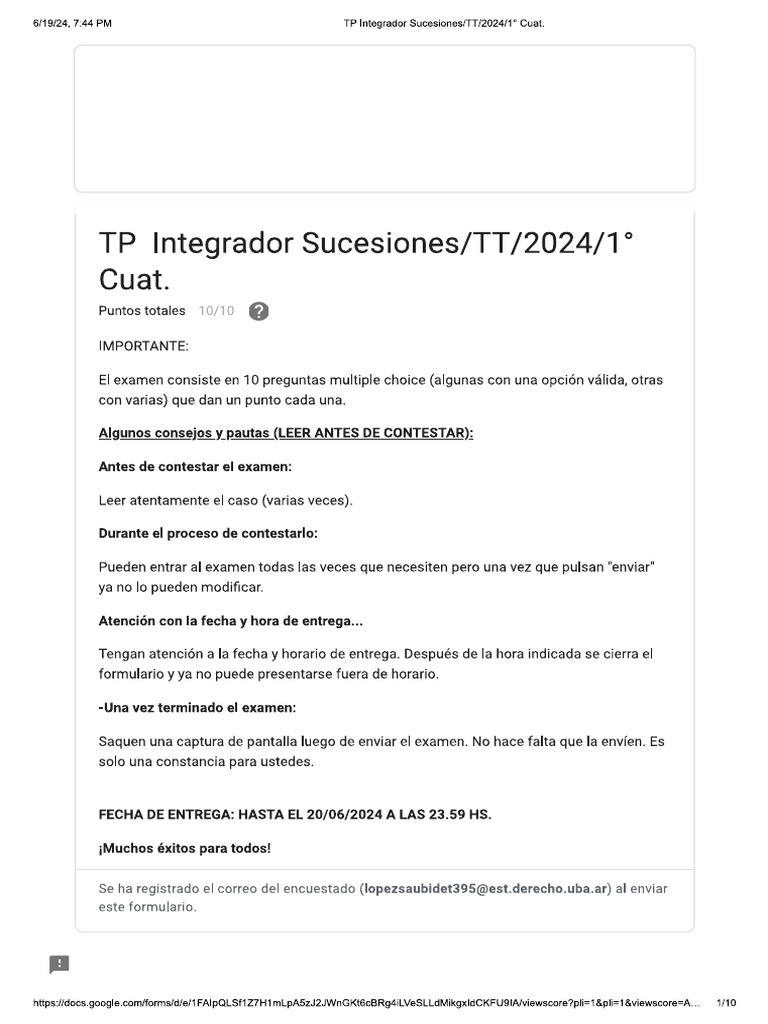 TP Integrador Final Sucesiones - Martin Lopez Saubidet | PDF