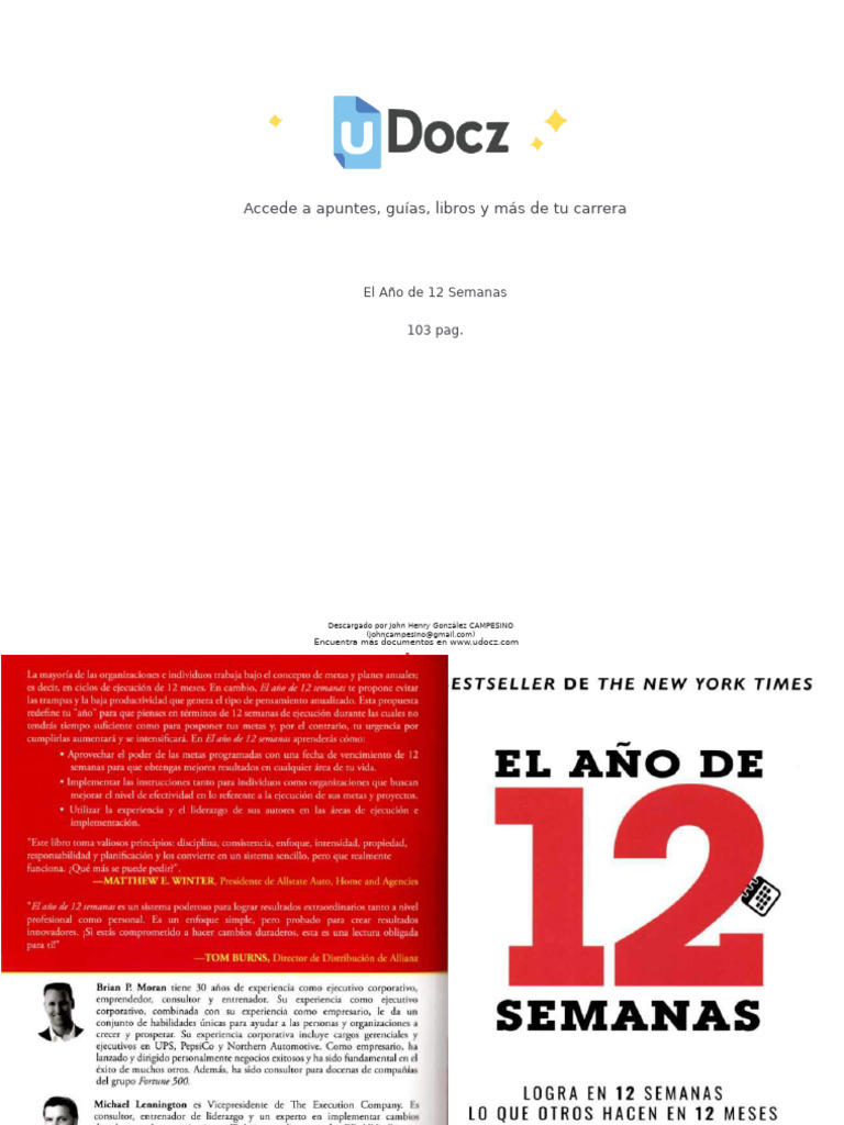 El Ano de 12 Semanas 470993 Downloadable 4352056 | PDF