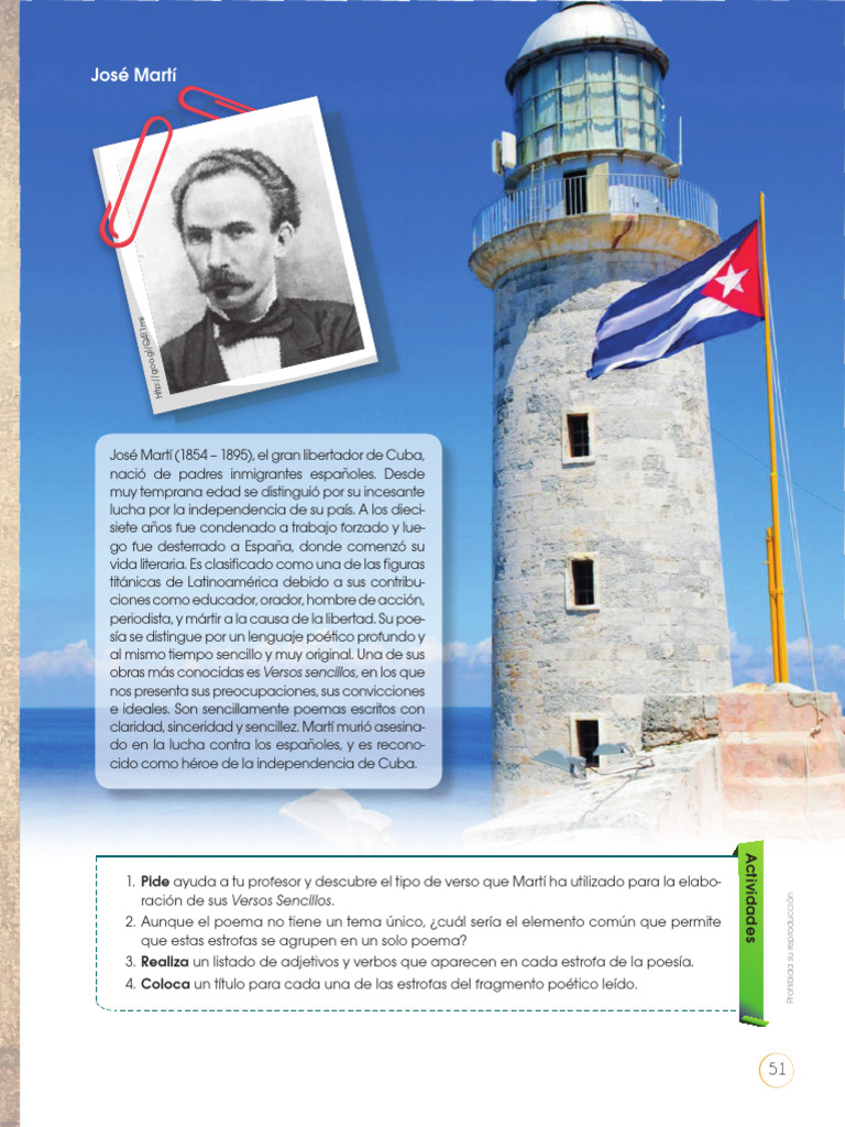 José Martí y sus Versos Sencillos | PDF