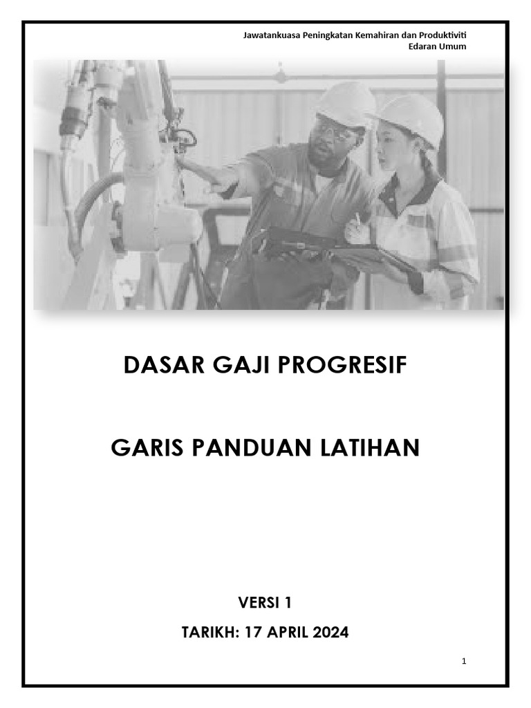 Garis Panduan Latihan Dasar Gaji Progresif | PDF