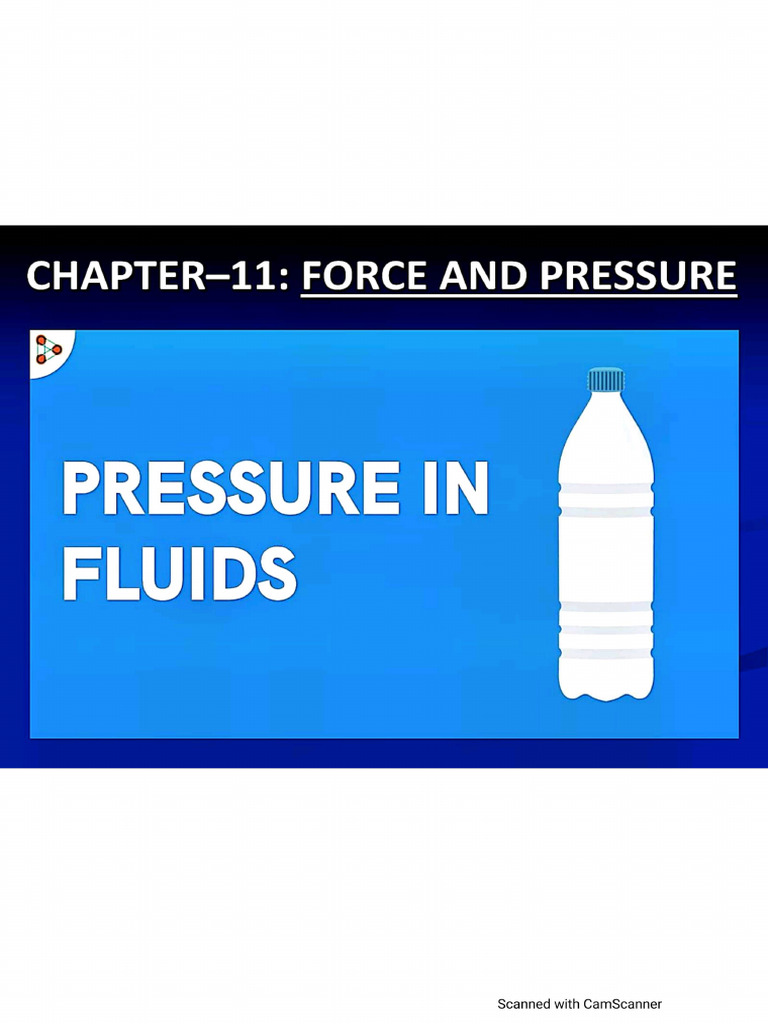 Class 8 - Fluid Pressure - Complete | PDF
