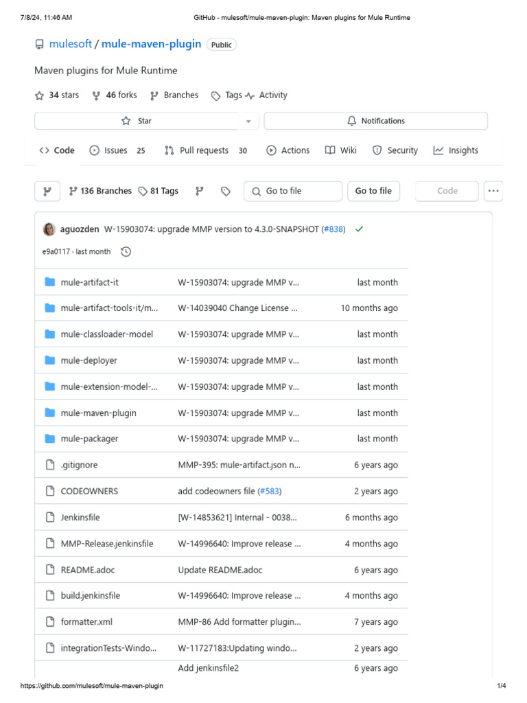 Mulesoft - Mule-Maven-Plugin - Maven Plugins For Mule Runtime | PDF | Systems Architecture ...