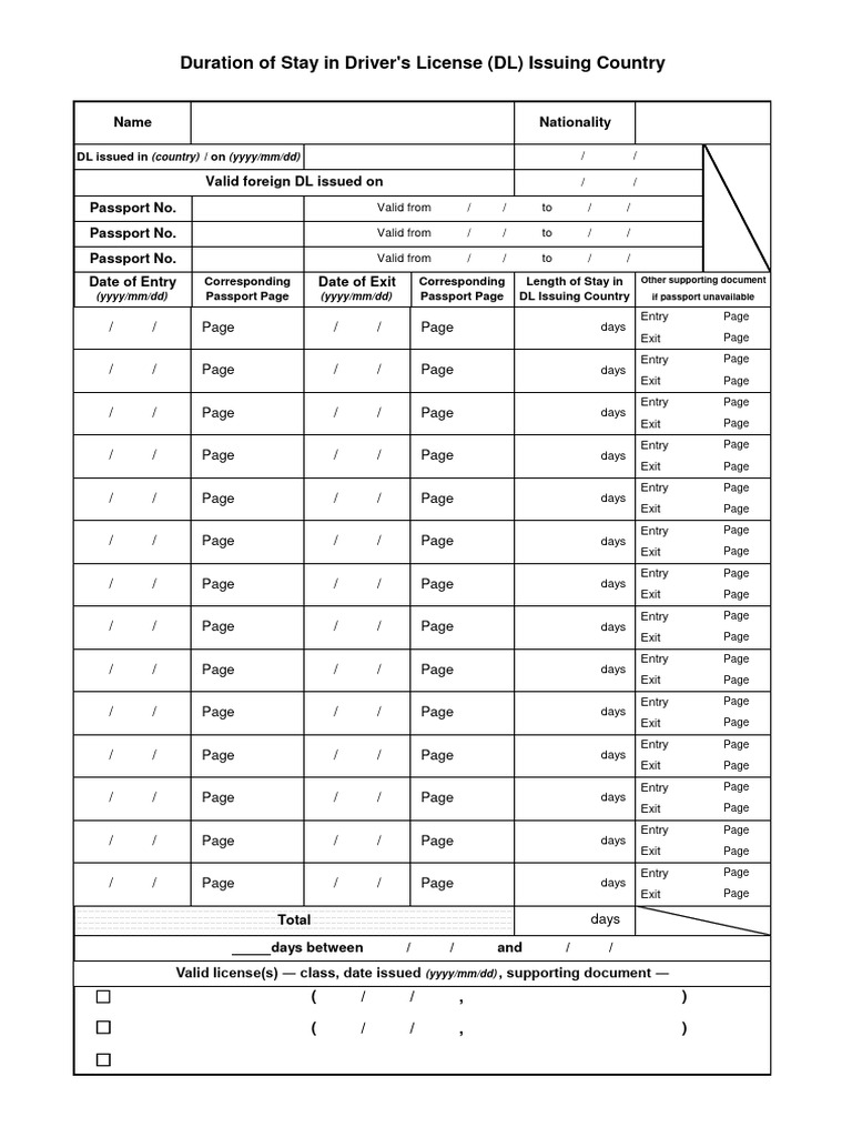 Duration of Stay English | PDF | Government And Personhood | National ...