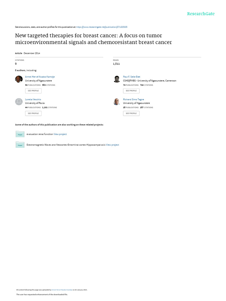 CDK4 Resistencia Quimio | PDF | Cancer | Cell Cycle
